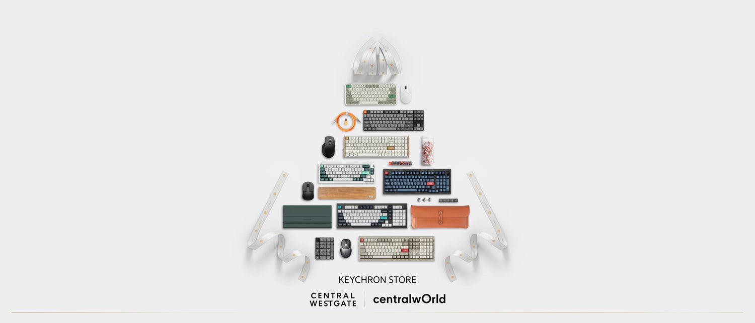 เลือกของขวัญจาก Keychron พร้อมบริการผูกโบว์ริบบิ้นพรีเมียม ฟรี | Keychron Thailand