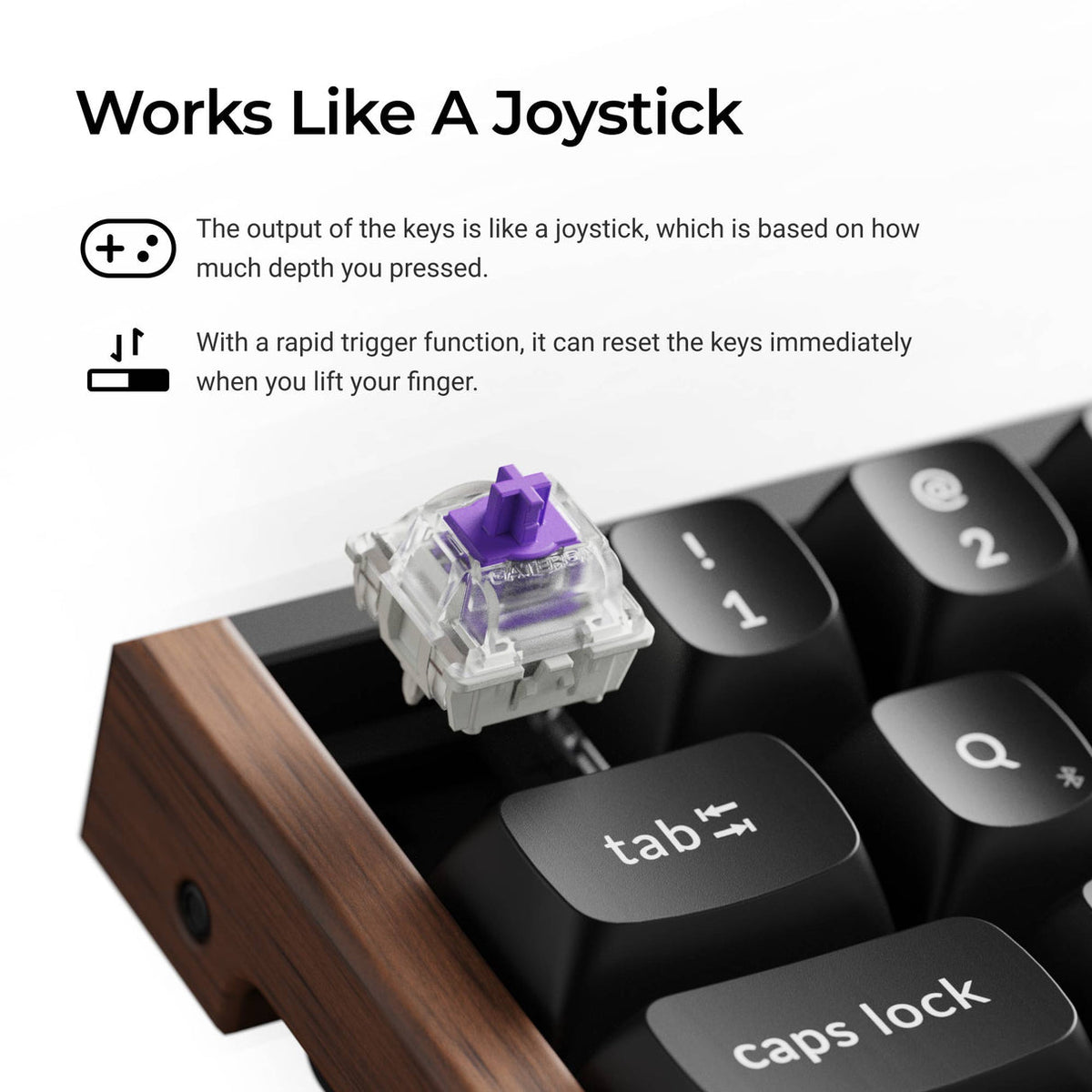 Keychron K6 TMR Wireless Magnetic Switch Custom Keyboard