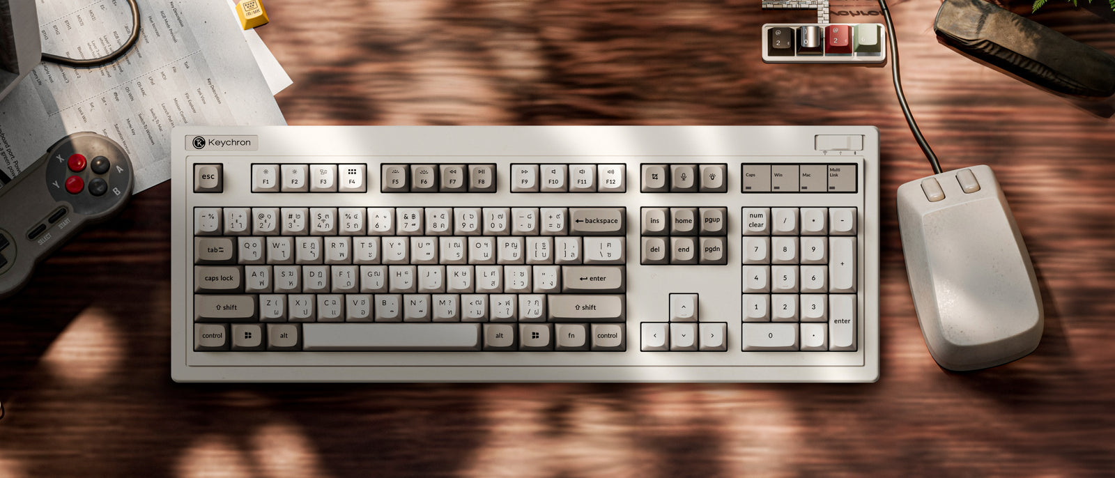 Keychron R Retro Series | Retro Keyboard Inspired by IBM Model M