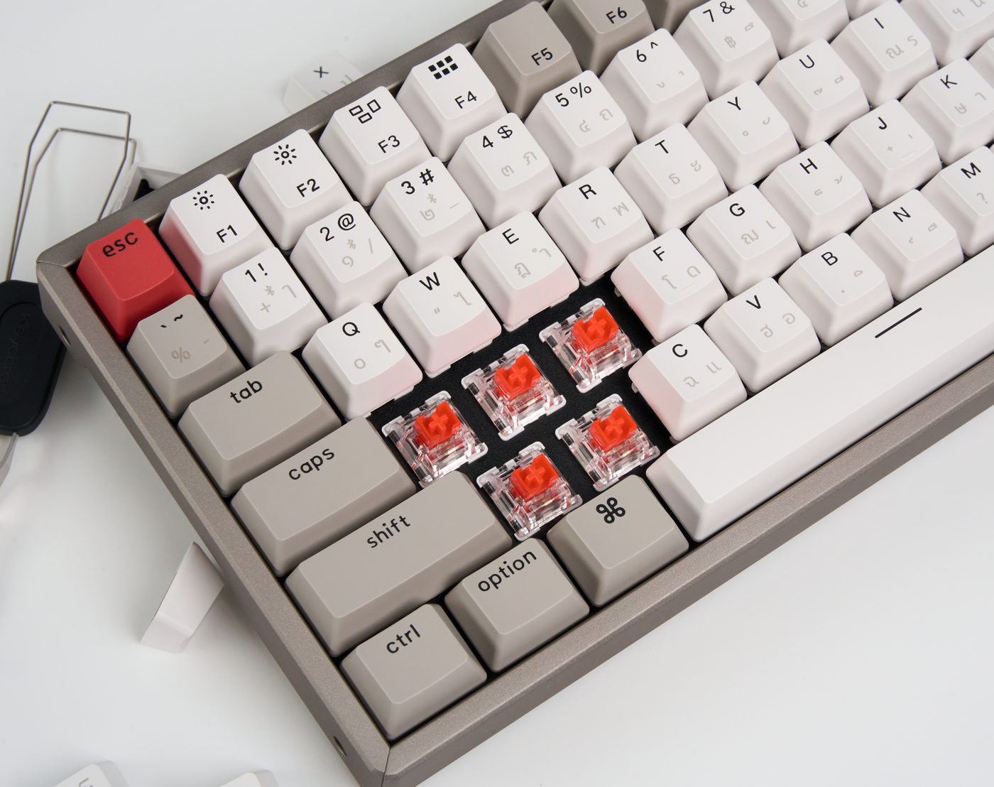 Keychron K2 Retro Version (Non-Backlight) Wireless Mechanical Keyboard ...